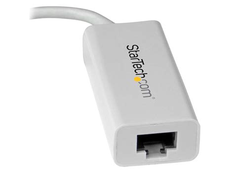 StarTech USB C To Gigabit Network Adapter USB White Adapters US GC W