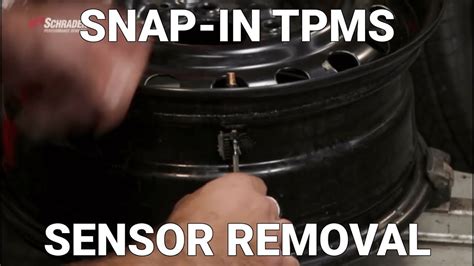 Snap In TPMS Sensor Removal Know Your Parts YouTube