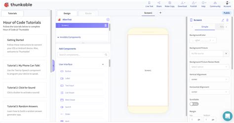 Thunkable Review Drag And Drop Native App Builder Bubble