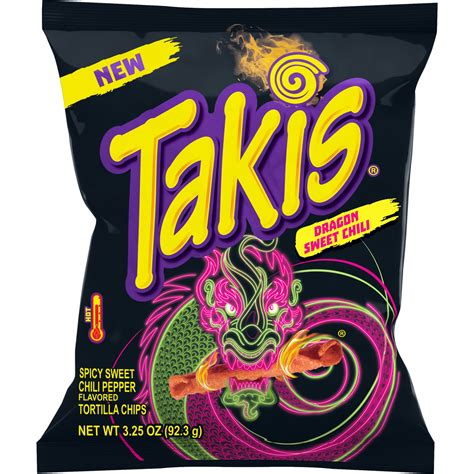 Takis Dragon Sweet Chili Rolls 325 Oz Bag Spicy Sweet Chili Pepper