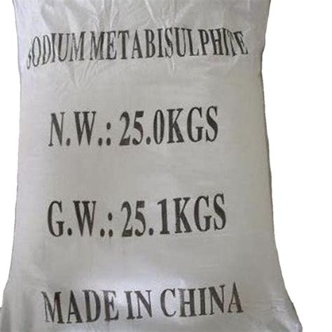 Ph Adjust Agent Sodium Bisulfate Ph Sodium Metabisulfite Industrial Grade Na2s2o5