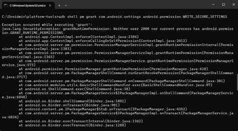 Exception Occurred While Executing Put Fixed Droidwin