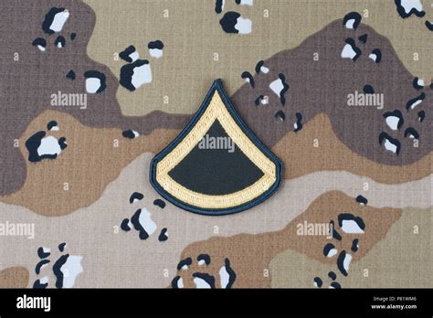 May 12 2018 Us Army Private First Class Rank Patch On Desert