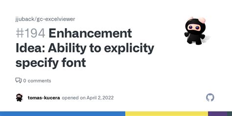 Enhancement Idea Ability To Explicity Specify Font Issue Jjuback Gc Excelviewer Github