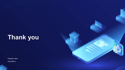 蓝色创意炫酷互联网商业计划书ppt Islide