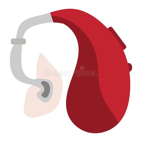 Cochlear Implant Isolated Device Stock Vector Illustration Of Hear