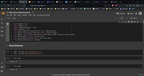 Priyam Pal On Linkedin Task 2 Completed At Pinnacle Labs 📌 Project Name Fake News Detection