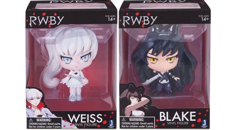 Bundle Of 2 Rwby 375 Inch Scale Vinyl Collectible Figures Blake And Weiss