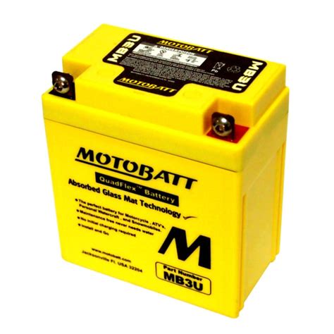 Mb3u Motobatt Quadflex Agm Bike Battery 12v 38ah