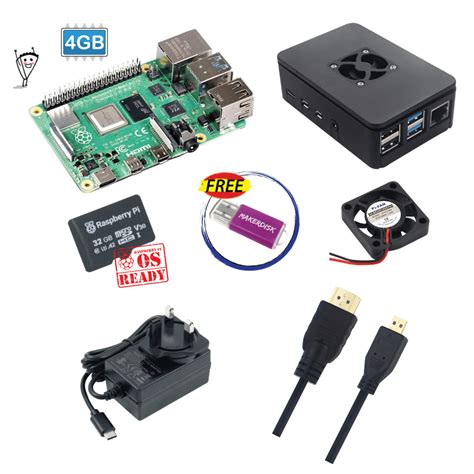 Raspberry Pi 4 Model B 4gb And Kits