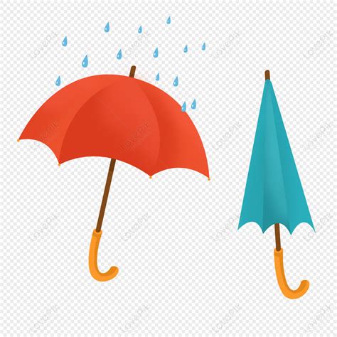 열린 우산 Png 일러스트 무료 다운로드 Lovepik