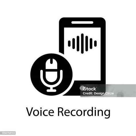 음성 녹음 벡터 솔리드 아이콘 디자인 일러스트레이션 흰색 배경 Eps 10 파일에 웹 및 모바일 응용 프로그램 기호 0명에 대한