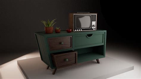 3d Console Model Behance