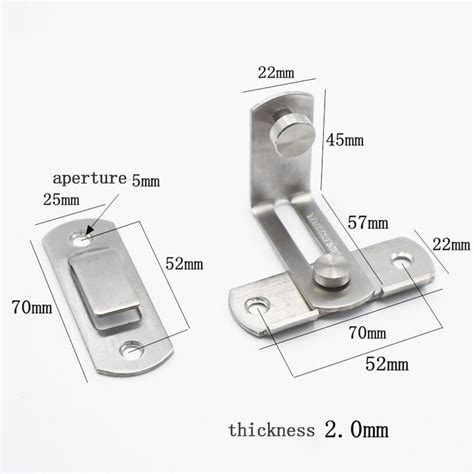 Right Angle Lock 90 Degree Room Door Buckle Buckle Grandado