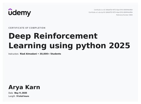 Machinelearning Reinforcementlearning Python Ai Deeplearning