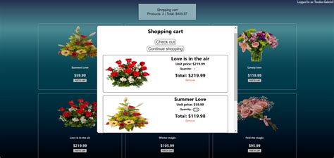Github Rotaruteodor Flower Shop Website Web Application For Flower Arrangements Shopping