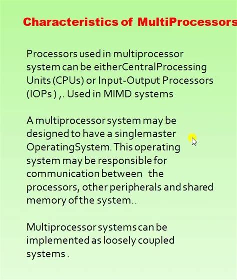 Multiprocessors IGNOU TEE YouTube