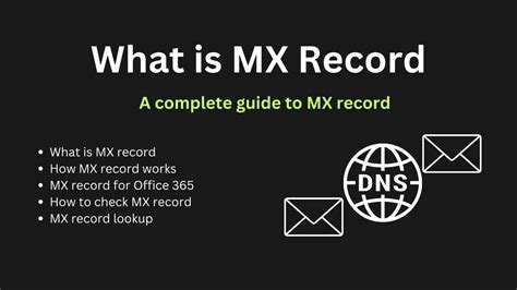 What Is MX Record In DNS A Complete Guide To MX Record