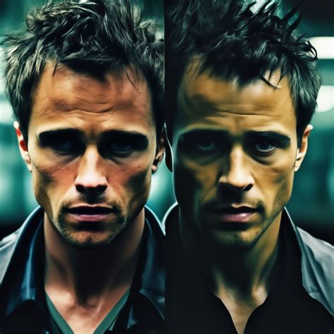 Split Personality Fight Club — Image Created In Shedevrum