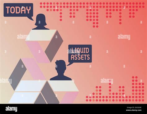 Conceptual Caption Liquid Assets Business Approach Cash And Bank