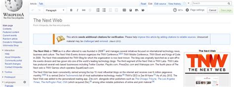 Wikimedias Wysiwyg Visual Editor Out For Logged In Wikipedia Users