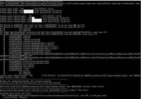 0120版本本地执行示例教程报错 · Issue 1444 · Alibabagraphscope · Github