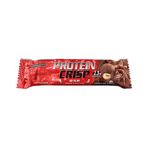 Protein Crisp Bar Trufa De Avelã 12 Unidades Integral Medica Muv