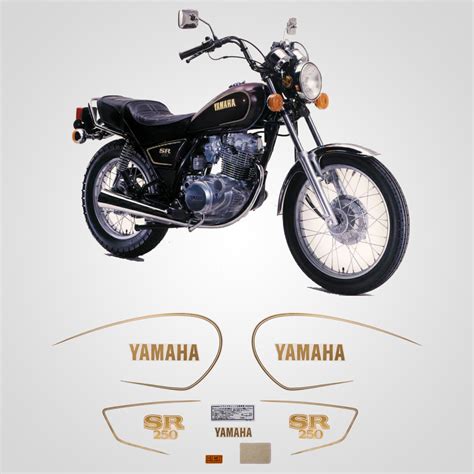 Yamaha Sr 250 1978 82 Protech Graphics Stickers