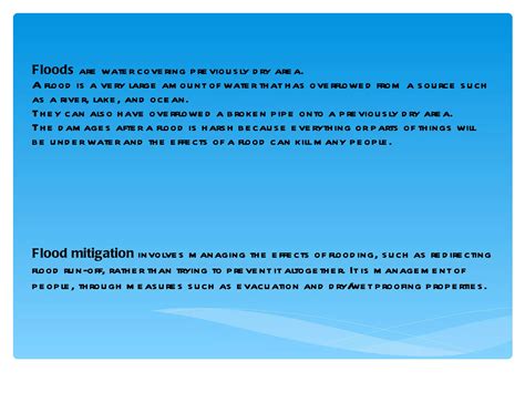 Flood Mitigation PPT