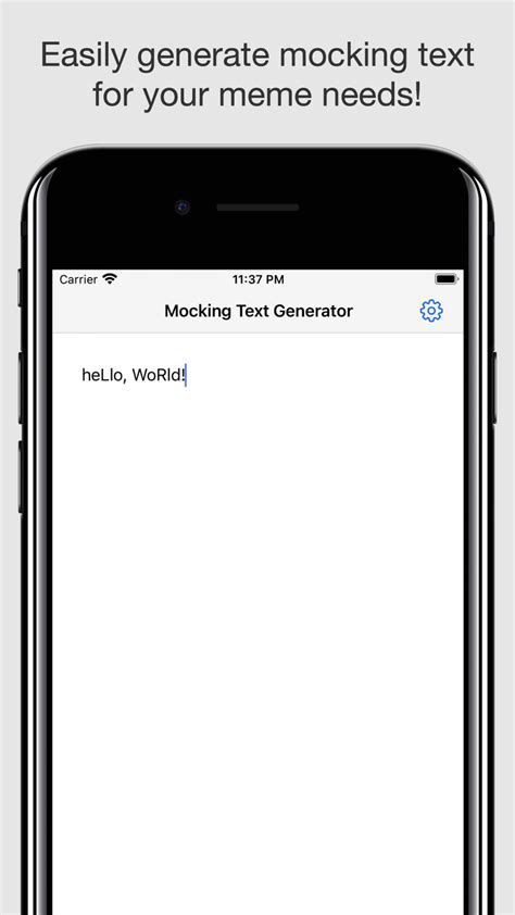 Mocking Text Generator For Iphone Download