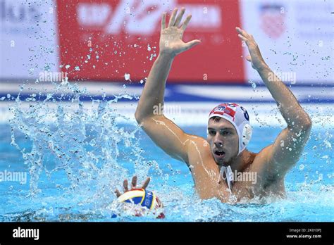 Split Croatia September 08 Marko Zuvela Of Croatia During Len European Water Polo