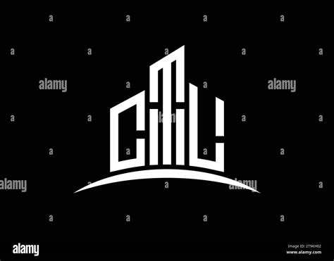 Letter Ctl Building Vector Monogram Logo Design Template Building Shape Ctl Logo Stock Vector