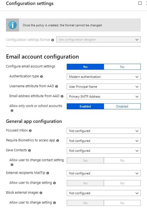 App Configuration Policies For Android R Intune