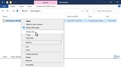 Install The Jet Excel Add In Via The Command Line Jet