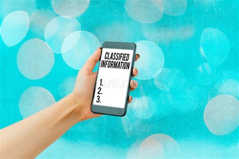 Handwriting Text Classified Information Concept Meaning Sensitive Data Top Secret Unauthorized