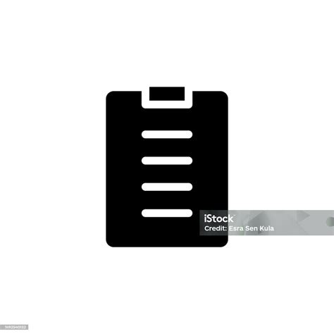 클립보드 솔리드 아이콘입니다 디자인은 웹 페이지 모바일 앱 Ui Ux 및 Gui 디자인에 적합합니다 클립 보드에 대한 스톡 벡터 아트 및 기타 이미지 Istock