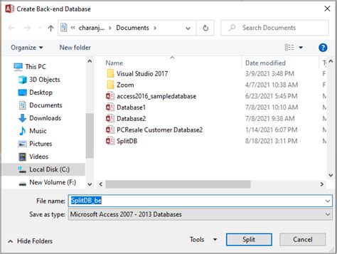 How To Split Access Database With Multiple Users