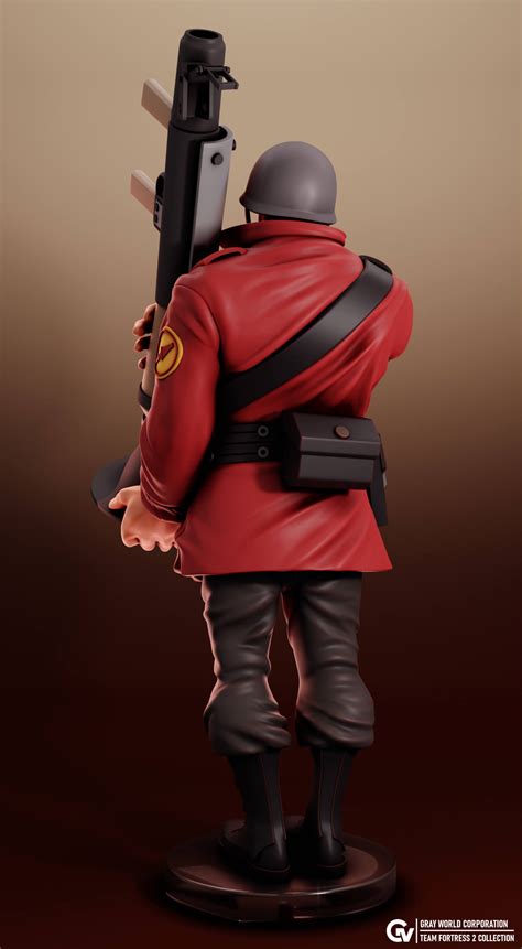 Soldier Team Fortress 2 3d Model By Gray World Corporation
