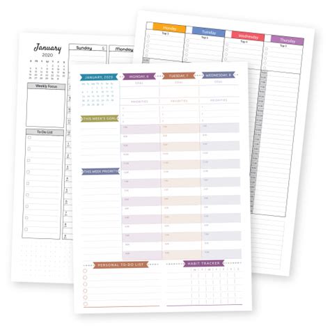 Weekly Calendar Templates Download Printable PDF Weekly Calendar Template Weekly Planner