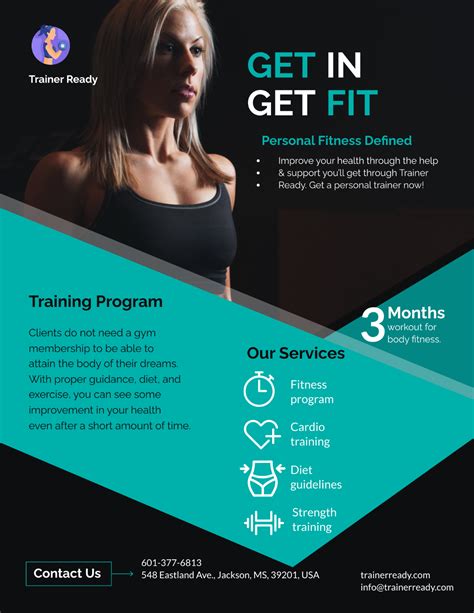 Free Personal Trainer Templates And Examples Edit Online And Download