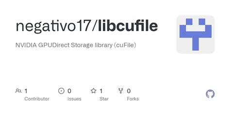 Github Negativo17libcufile Nvidia Gpudirect Storage Library Cufile