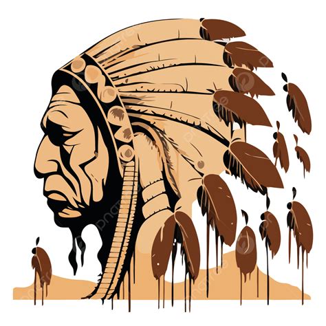 눈물의 흔적 벡터 아메리카 원주민 인디언 로열티 무료 일러스트 만화의 머리 스티커 클립 아트 상표 클립 아트 Png 일러스트 및 벡터 에 대한 무료 다운로드