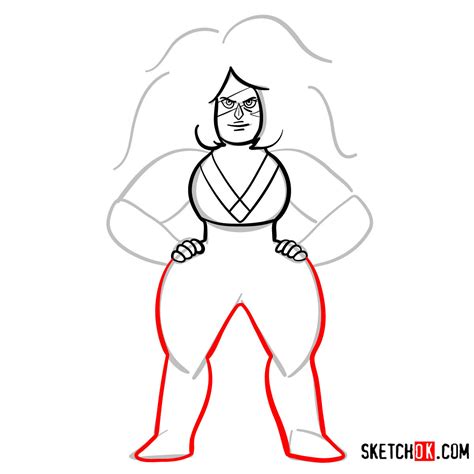 How To Draw Jasper Steven Universe Sketchok Easy Drawing Guides