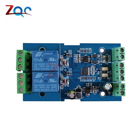 Modbus Rtu 릴레이 모듈 스위칭 입력 및 출력 Rs485ttl 통신 Modbus 제어 Modbus 릴레이 역방향 보호릴레이 Aliexpress