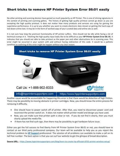 PPT Short Tricks To Remove HP Printer System Error Easily PowerPoint Presentation ID