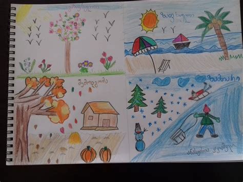 ბუნება წელიწადის ოთხი დრო I კლასი