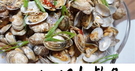 중국 칭다오식 바지락볶음 만들기