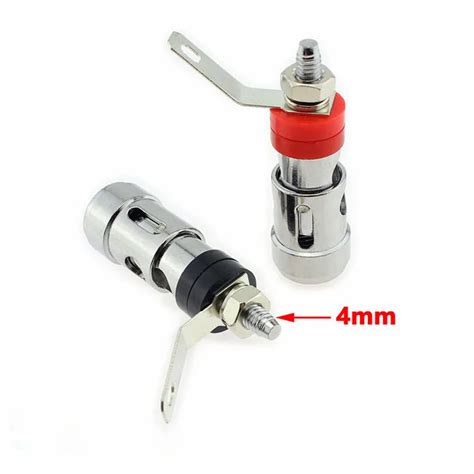 Pcs Push Type Spring Terminal Mm Speaker Amplifier Plug Push Pull Self Locking Terminal Fast