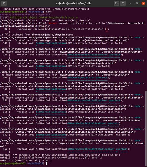 G4analysismanager Problem Root Getting Started Geant4 Forum