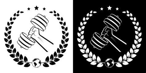 체육관 대회를위한 월계수 화환과 기호 운동 선수와 아령의 상징 강한 손 스포츠 장비 활동적인 라이프 스타일 벡터 Championship에 대한 스톡 벡터 아트 및 기타